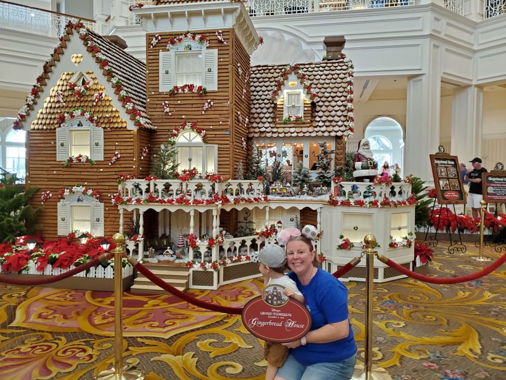 The Two-Story Gingerbread House at Walt Disney World